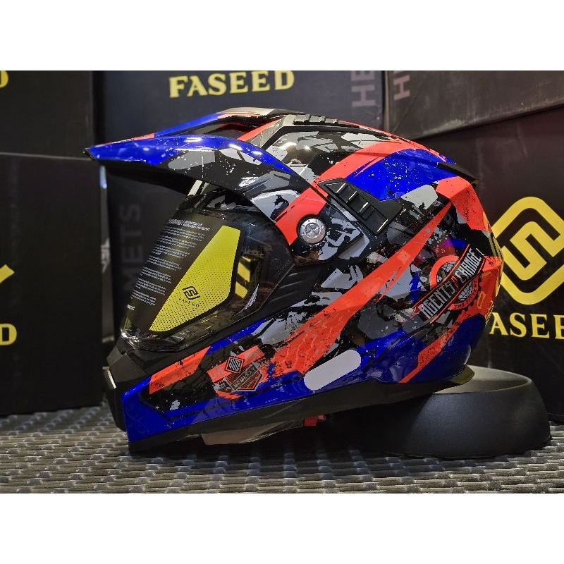 Faseed F-606 Avanture Helmet | Shopee Malaysia