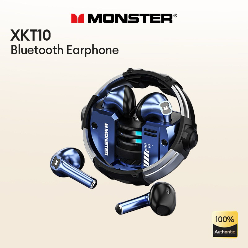 Monster XKT09 Bluetooth Earphone Wireless Earphone Sports Music Gaming ...