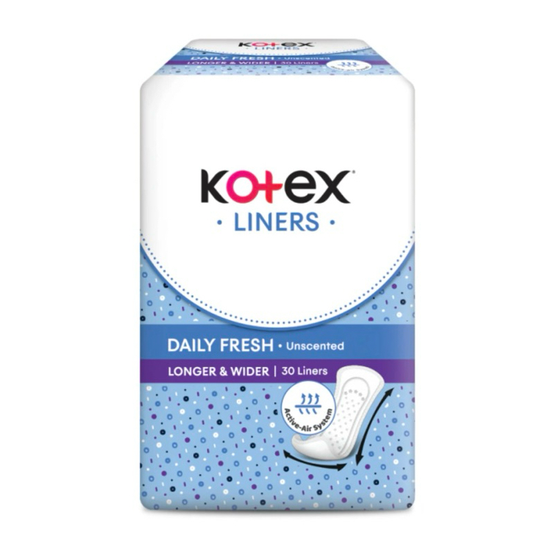 Kotex Fresh Liner&Longer Unscented 30’s | Shopee Malaysia