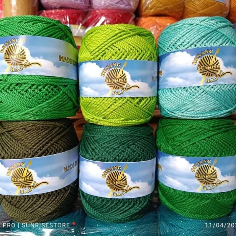 Benang Polysunrise / Sunrise yarn/ Poly indo | Shopee Malaysia
