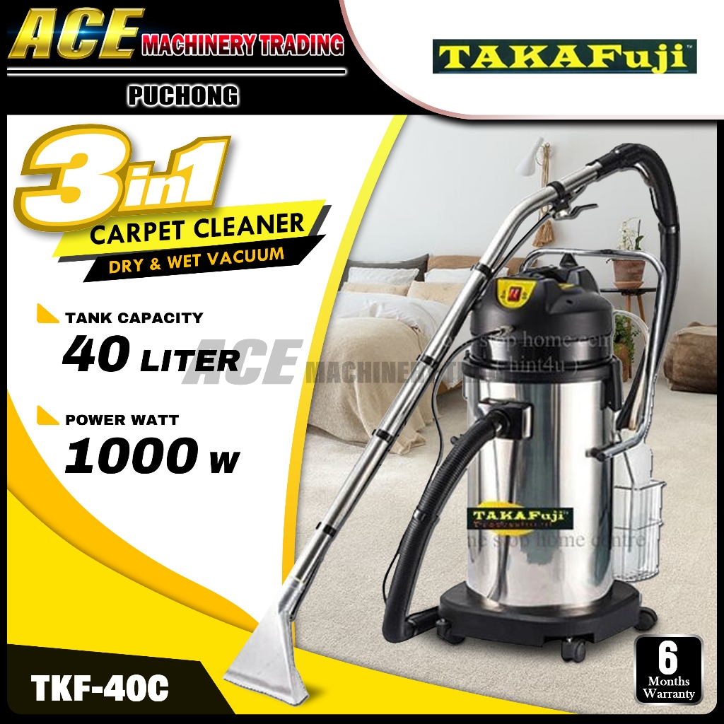 Heavy Duty 3 In 1 Carpet Extractor Vacuum Cleaner 1000 Watt TAKAFUJI ...