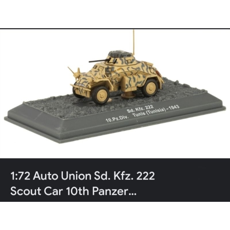 SD.KFZ.222 SCOUT CAR 10th PANZER (1943) | Shopee Malaysia