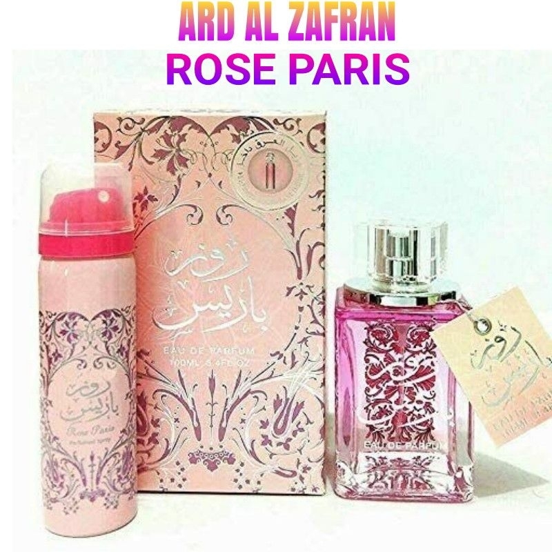 Rose Paris Perfume 100ml by Ard Al Zaafaran Perfume spray | Shopee Malaysia
