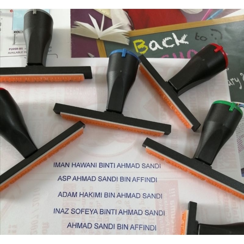 Rubber Stamp/Cop Company /Cop nama /Bank Cop (WITH OUT INK)Sabah ...