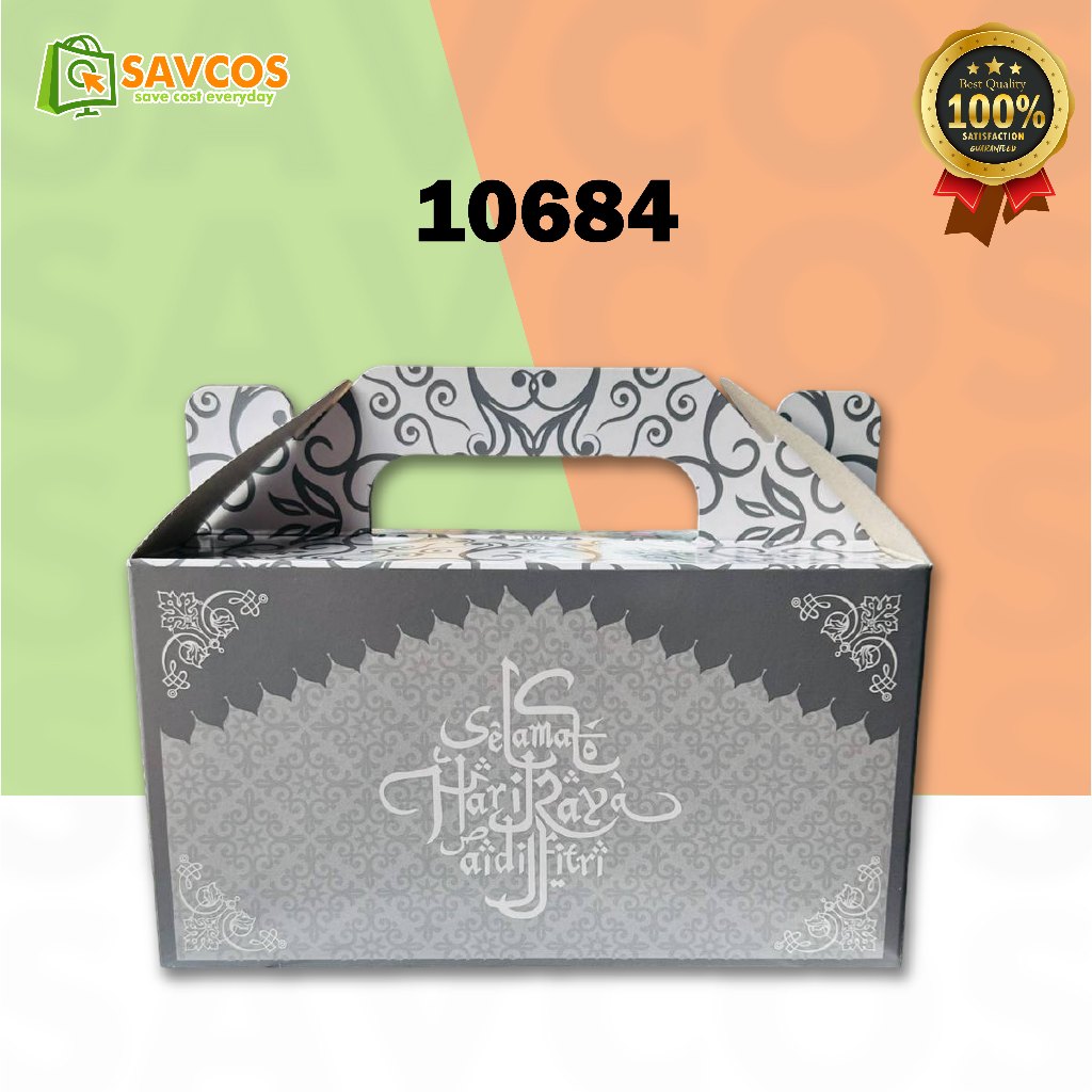 BUNDLE SALE (50PCS-100PCS) RAYABOX,DOORGIFT BOX RAYA KOTAK KUIH RAYA ...