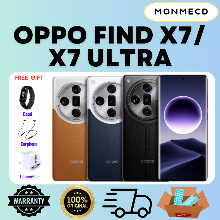 [X7 ULTRA BL IN STOCK] OPPO Find X7 Ultra Snapdragon 8/OPPO Find X7 MediaTek Dimensity 9300 6.82 ...