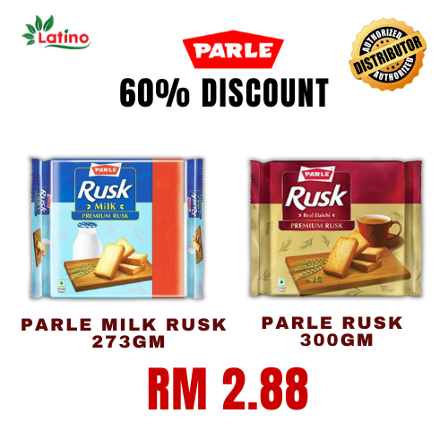 Parle Rusk 300gm Biscuits - Original Rusk/Milk Rusk-A Perfect Blend of ...