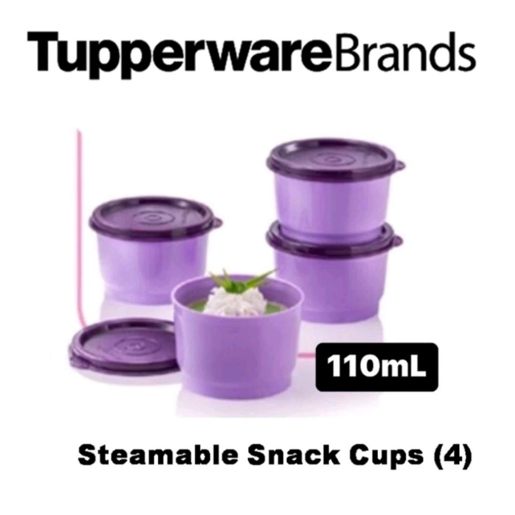 Tupperware Snack Cup 110ml (4pcs per set) | Shopee Malaysia