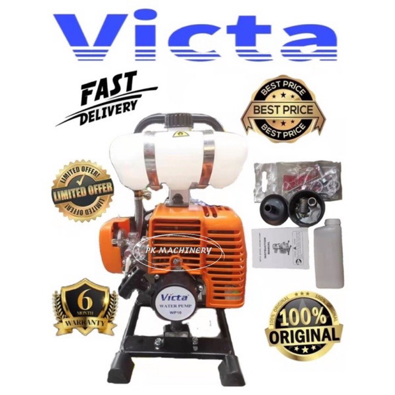 [Pam Air Kebun] VICTA 2HP 1" Petrol Water Pump (2-Stroke) WP10 Pam Air ...