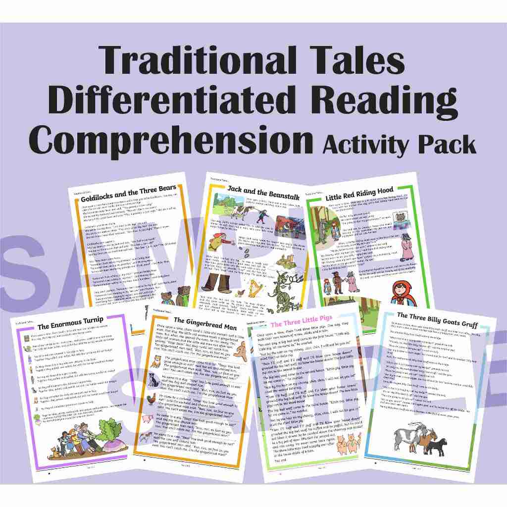 [Softcopy PDF] Traditional Tales Differentiated Reading Comprehension ...