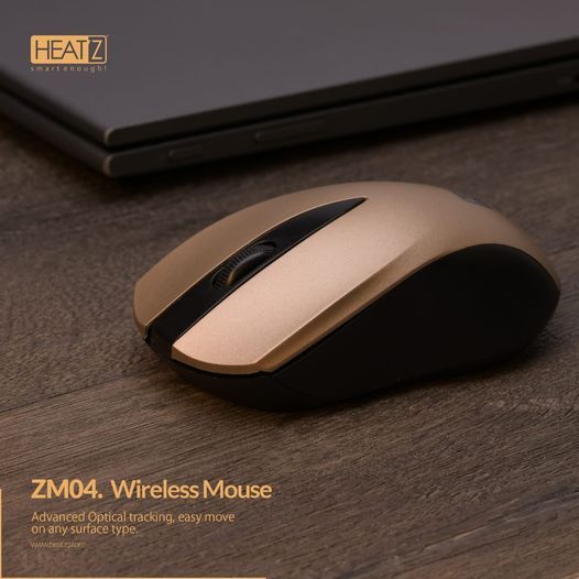 WIRELESS MOUSE HEATZ ZM04 - FREE 1 PCS BATTERY | Shopee Malaysia