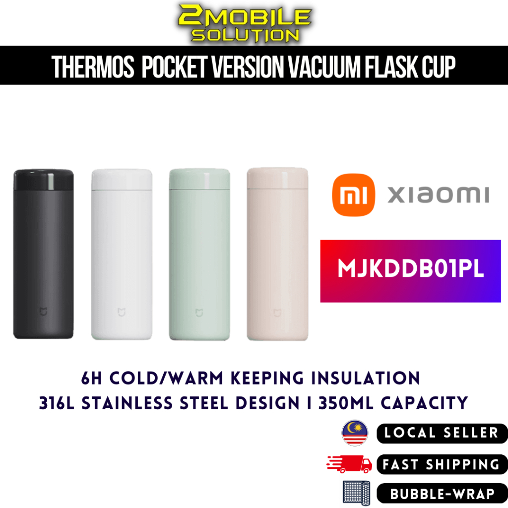 XIAOMI Mijia Thermos Thermal Pocket Version Vacuum Flask Cup [ 350ml ] | Shopee Malaysia