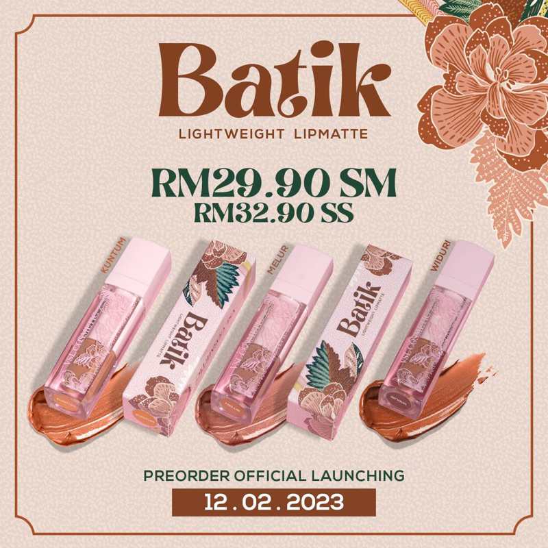 Vsl Lipmatte Batik Edition | Shopee Malaysia