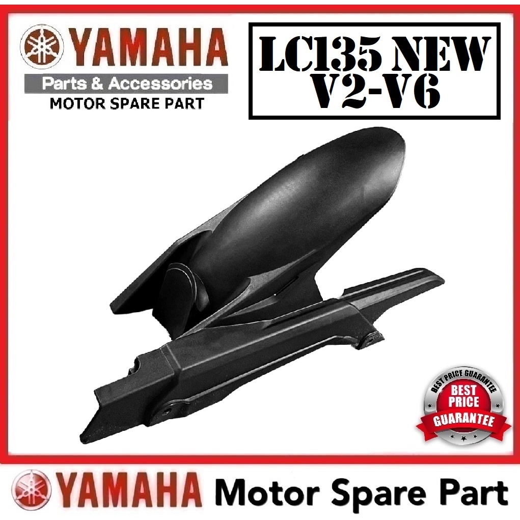 YAMAHA LC135 NEW REAR FENDER INNER 0 LC 135 CHAIN COVER RANTAI PENUTUP ...