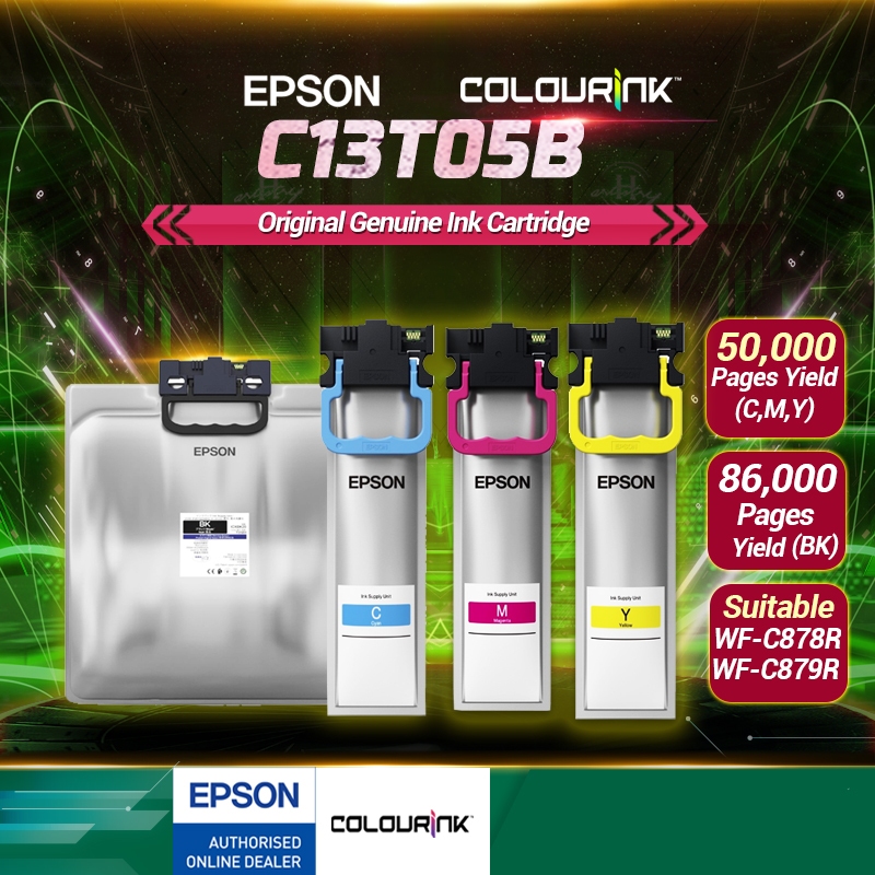EPSON WF-C878R/879R Pigment High Capacity Ink Water & Fade Resistant ...