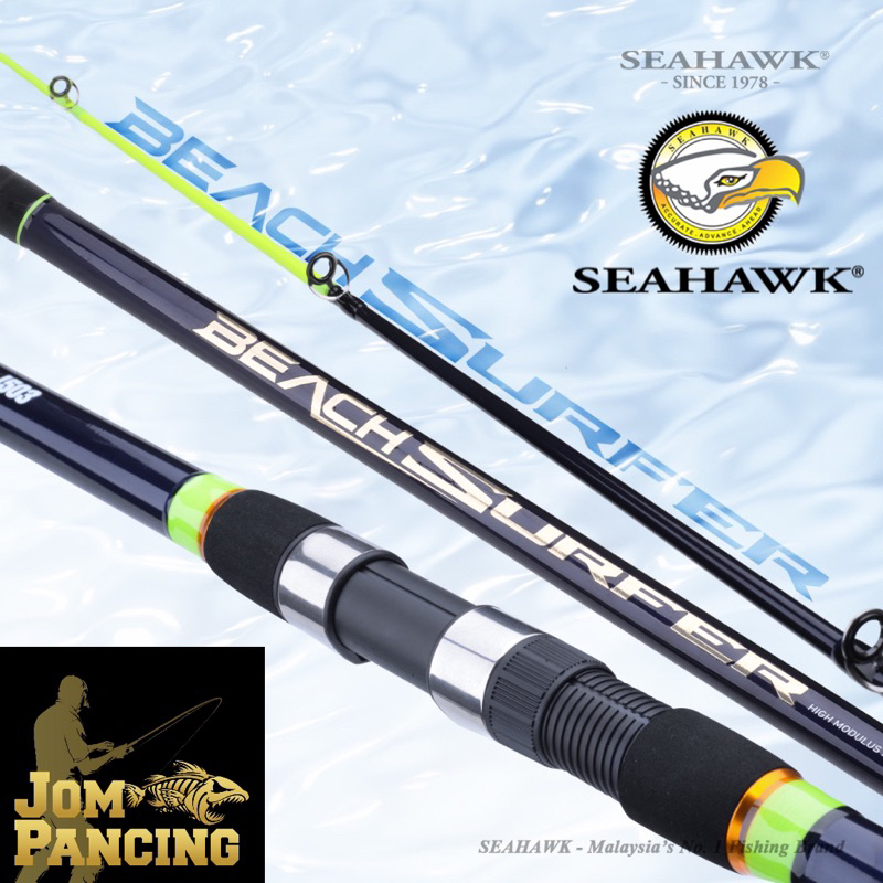 【Jom Pancing】SEAHAWK BEACH SURFER SURF Rod Joran Pantai SPINNING ...