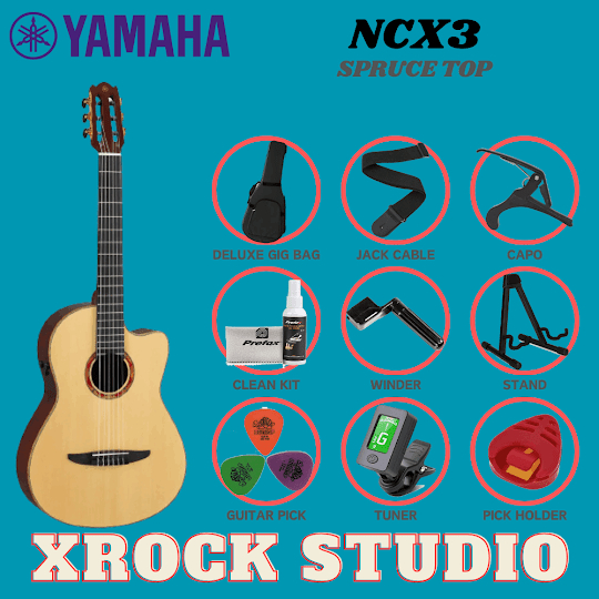 Yamaha NCX3 Acoustic Electric Nylon String Classical Guitar With ...