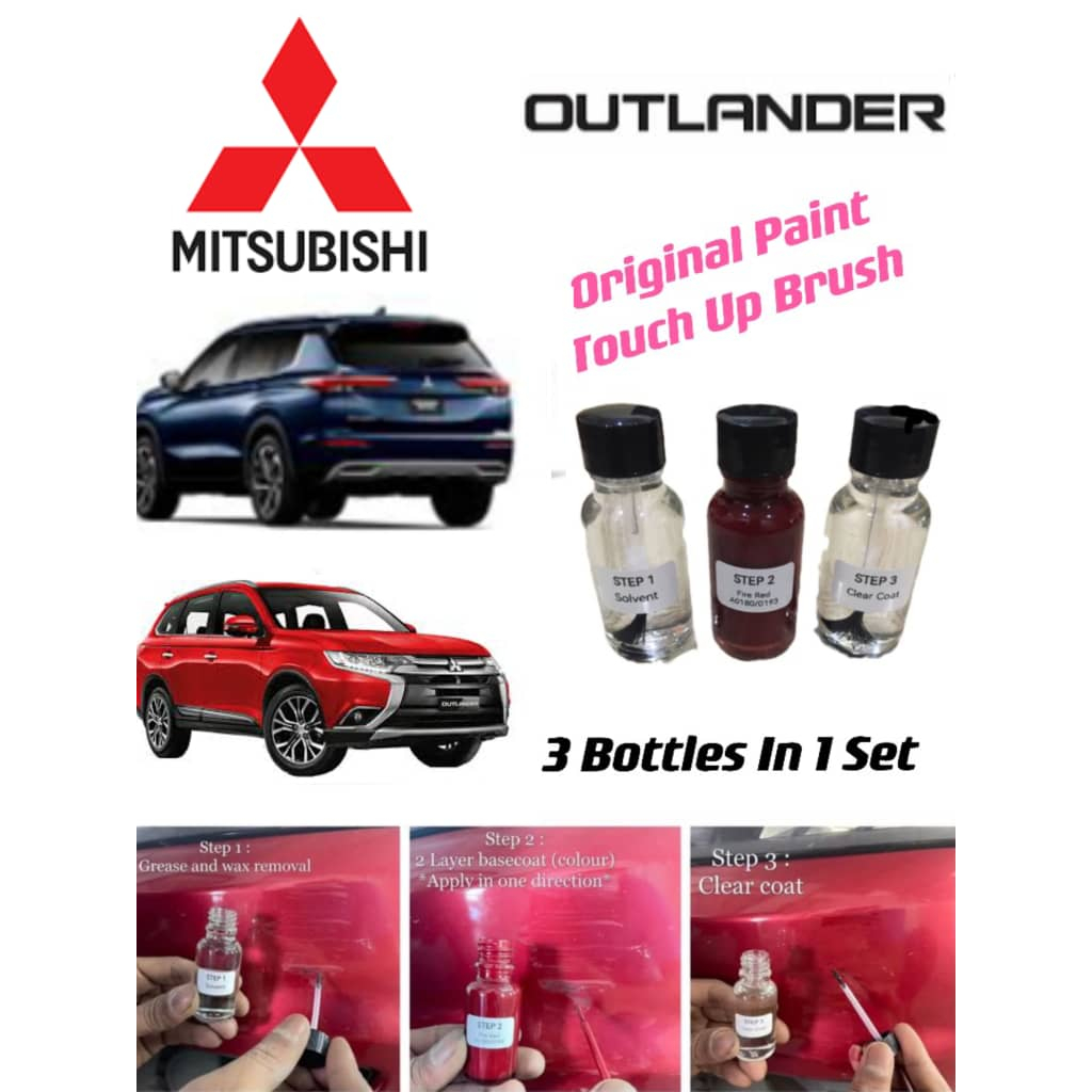 Mitsubishi Outlander Paint Repair Kit Original Colour Touch Up Paint ...
