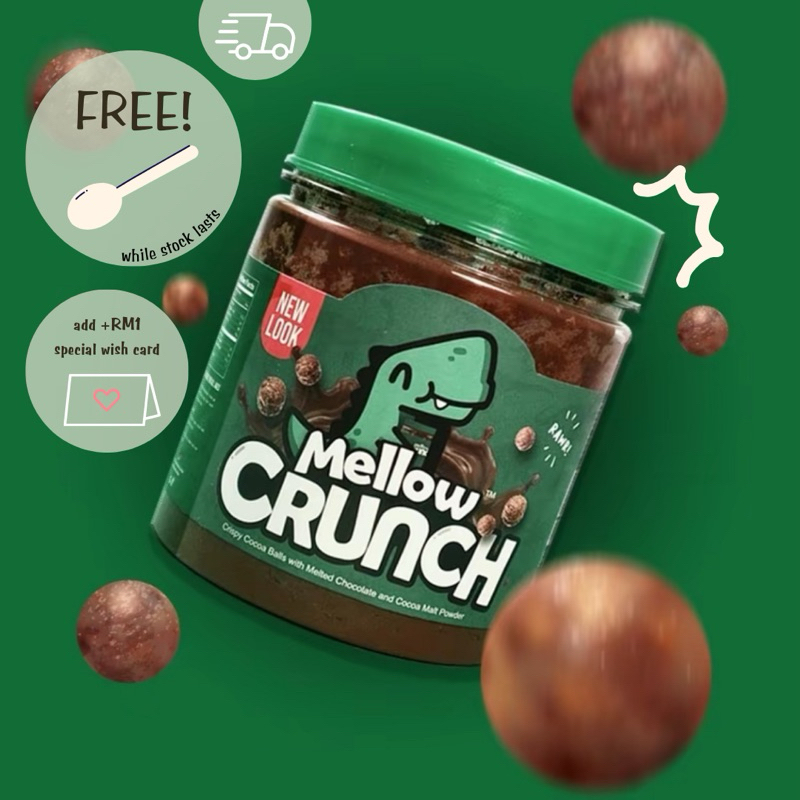 [READY STOCK] Mellow Crunch Chocojar & Mellow Cookies with Chocolate ...