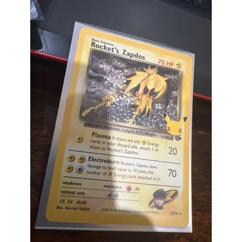 Pokemon Tcg - Rocket Zapdos celebrations | Shopee Malaysia