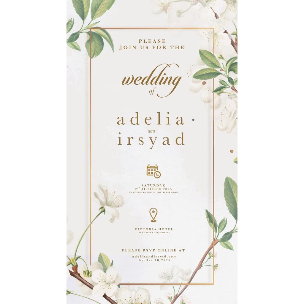 poster kad jemputan , kad undangan , kad ucapan digital | Shopee Malaysia