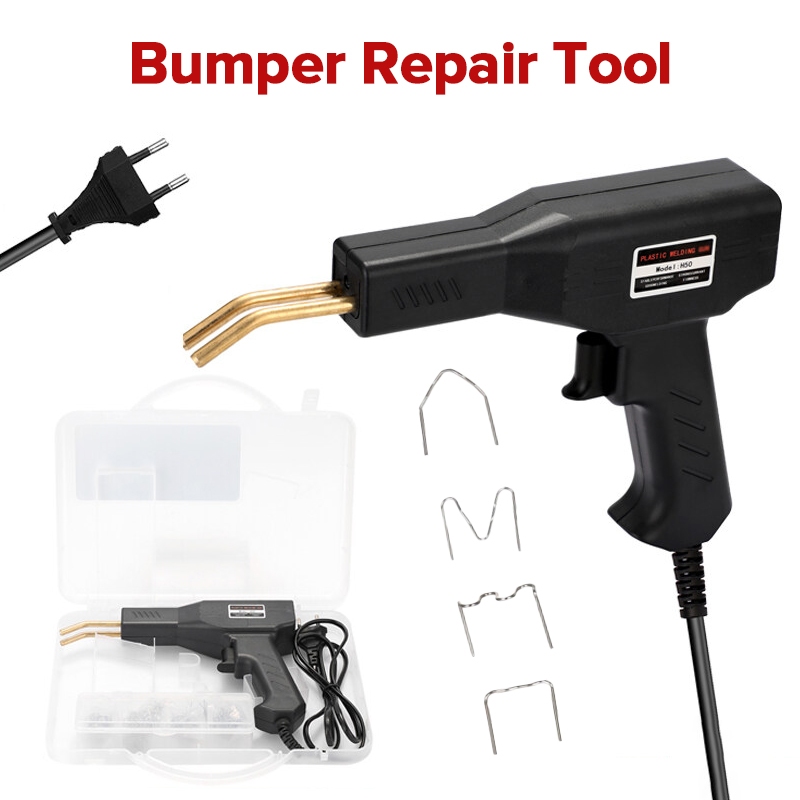 Car Bumper Plastic Welding Gun Repair Tool Kit Solder Stapler Welding ...