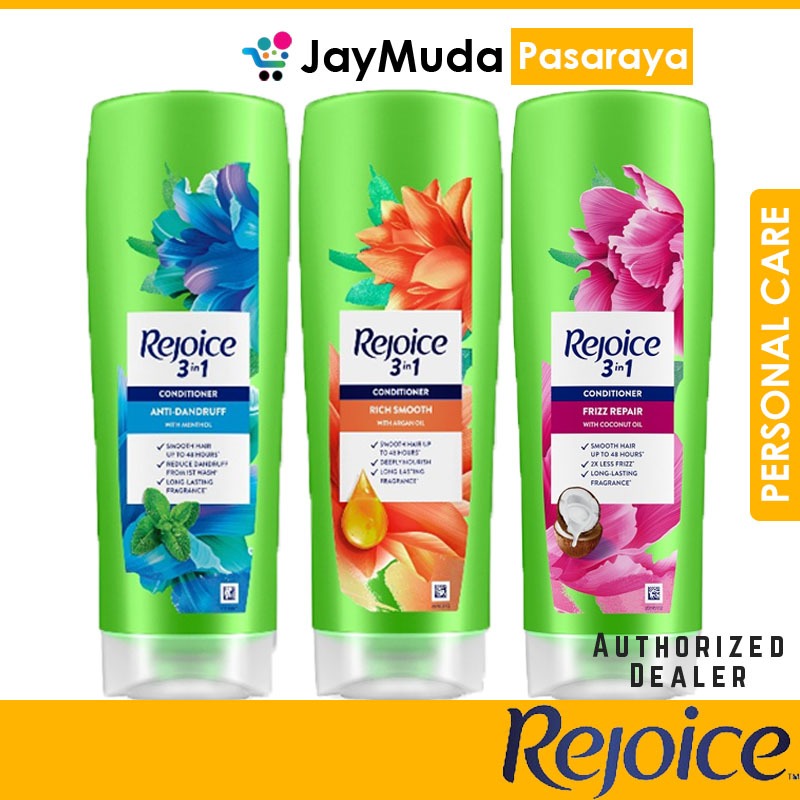 Rejoice Conditioner 3in1 Rich Smooth Frizz Repair Anti Hair Fall Long ...