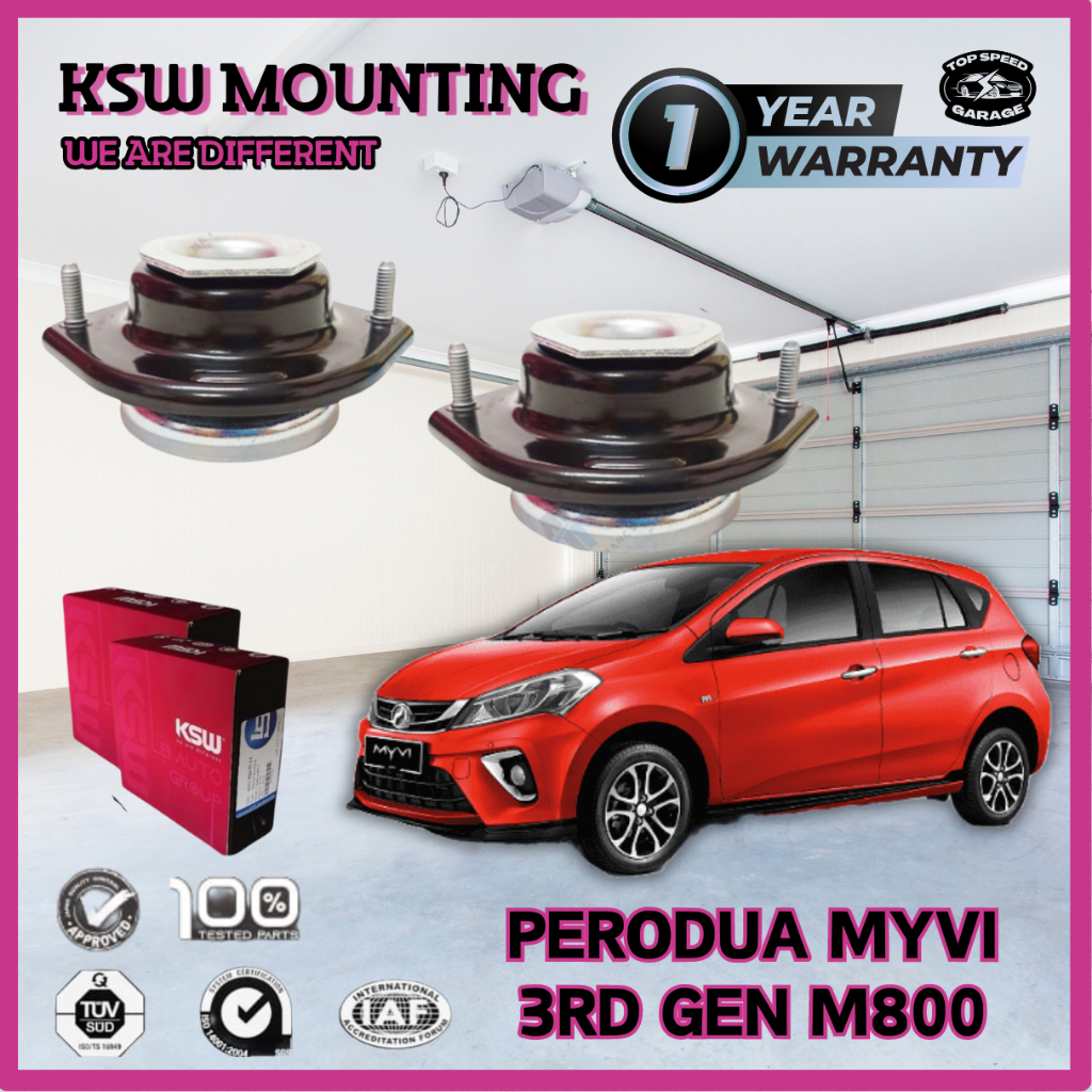 PERODUA MYVI 3RD GEN M800 - KSW ABSOBER MOUNTING | FRONT/DEPAN SET ...