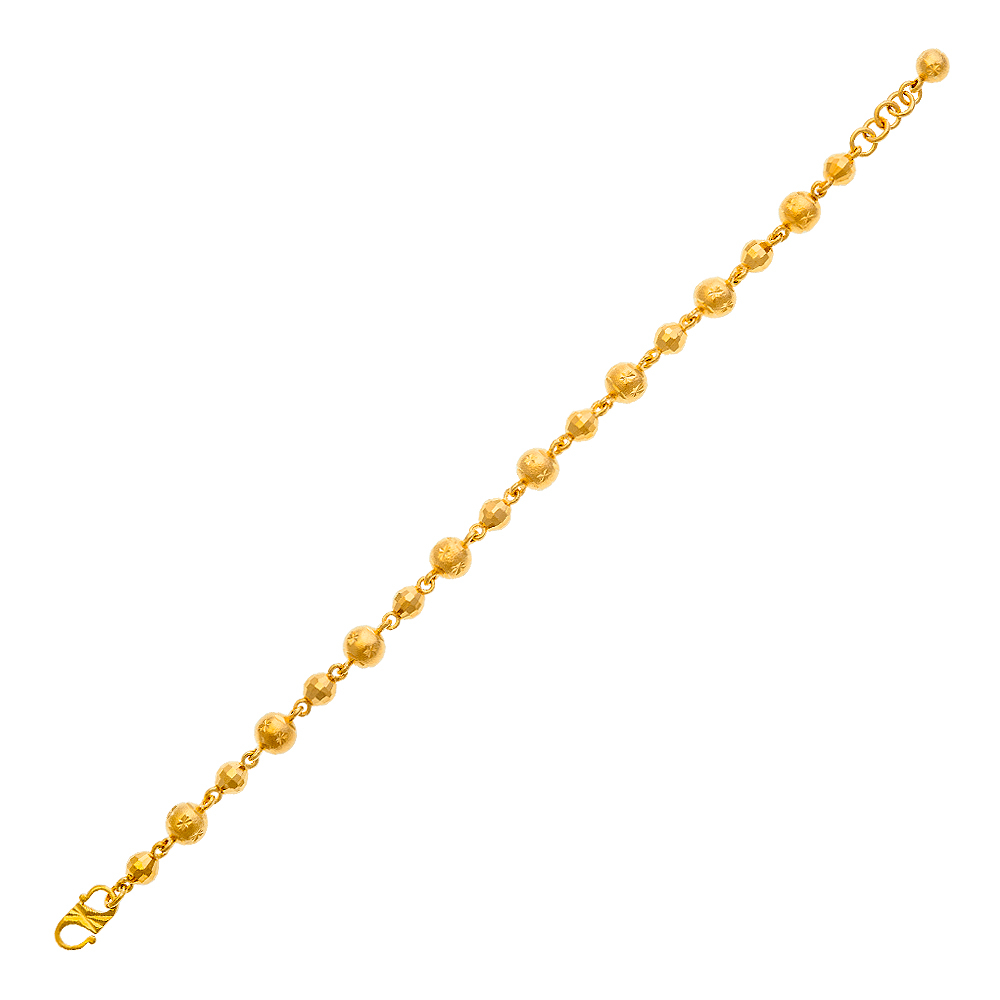 RANTAI TANGAN BOBA PADU GOLD PLATED 24K BY ZHULIAN | Shopee Malaysia