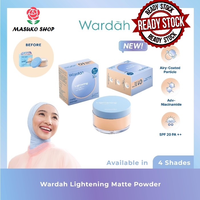 Wardah Lightening Matte Loose Powder 20g | Shopee Malaysia