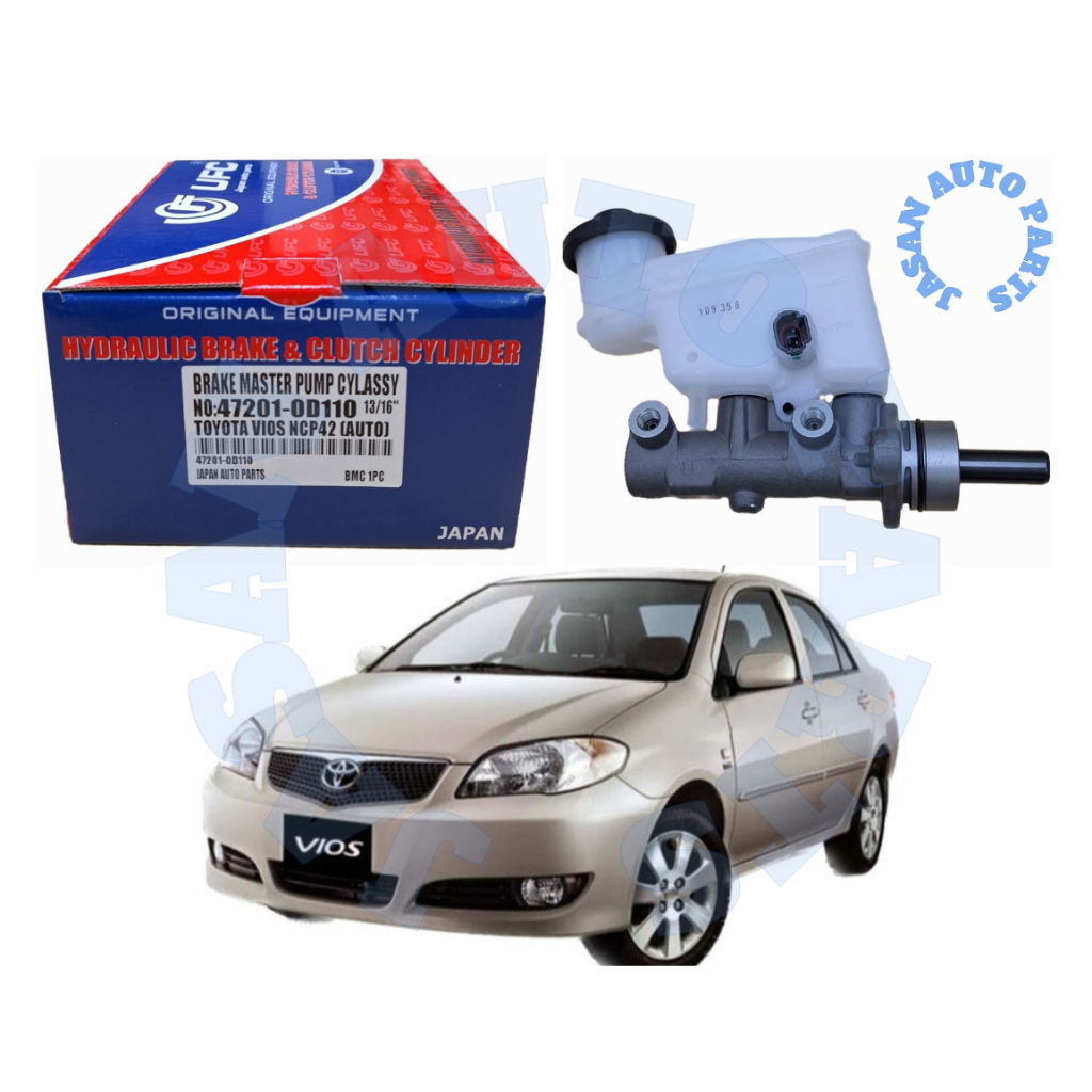 TOYOTA VIOS NCP42 (13/16") AUTO TRANSMISSION BRAKE MASTER PUMP CYLINDER ...