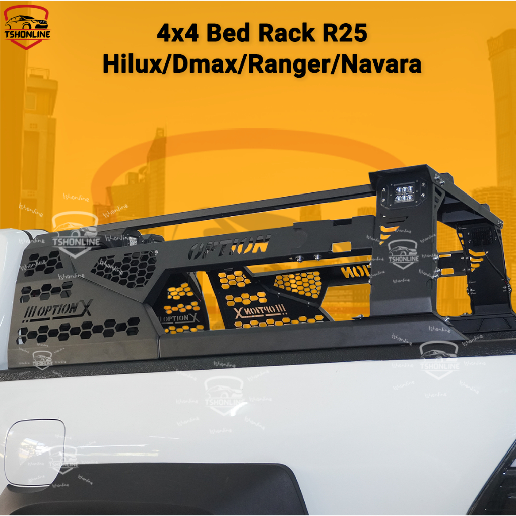 Bed Rack R25 For Hilux Ranger Dmax Triton Navara Bed Rack with LED ...