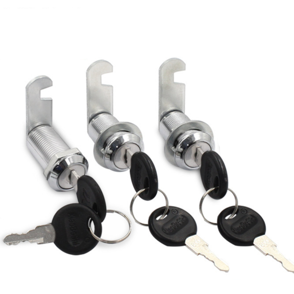 Drawer Cabinet Lock Cam Hook Locker Cupboard Door Tongue Lock With 2 ...