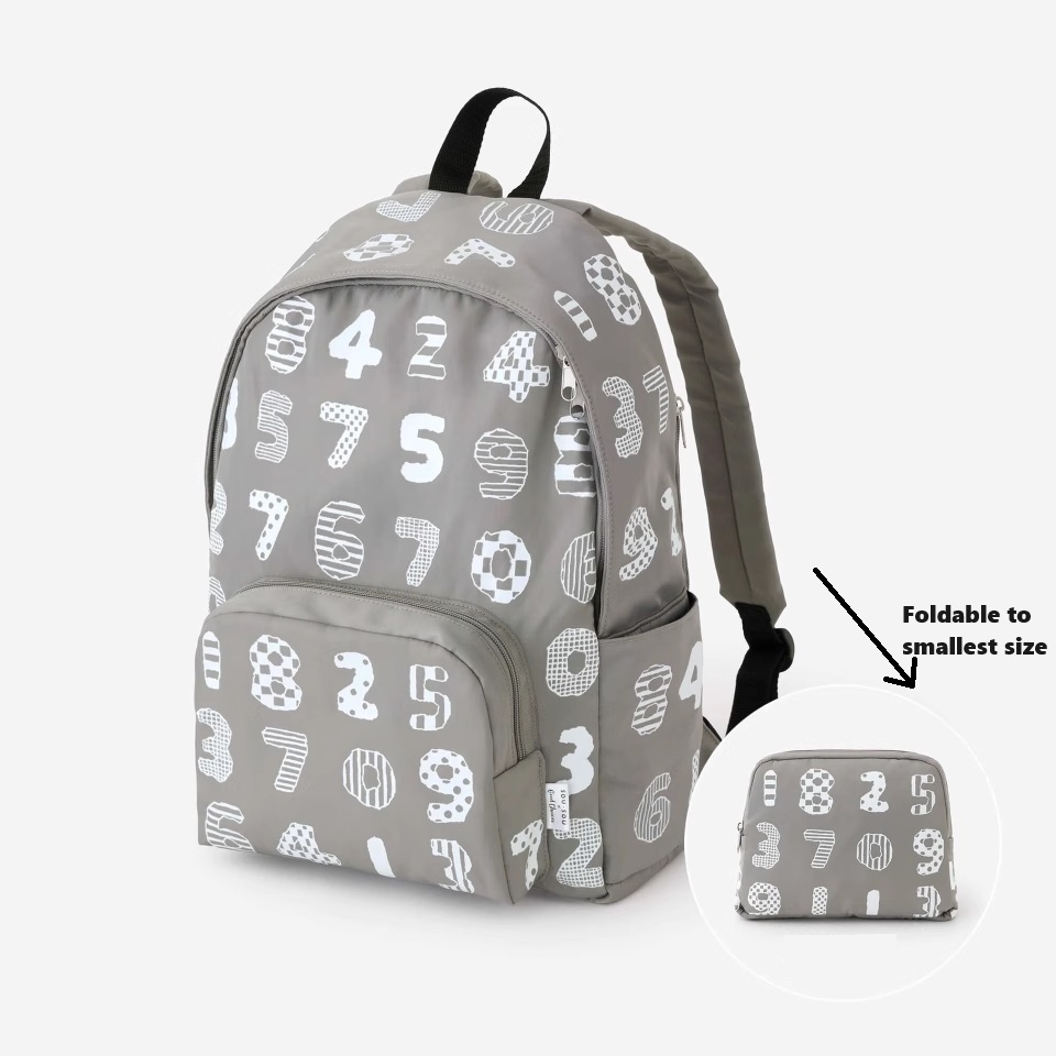 Japan Magazine Alphabet Numbering Grey Cotton Outdoor Activities ...