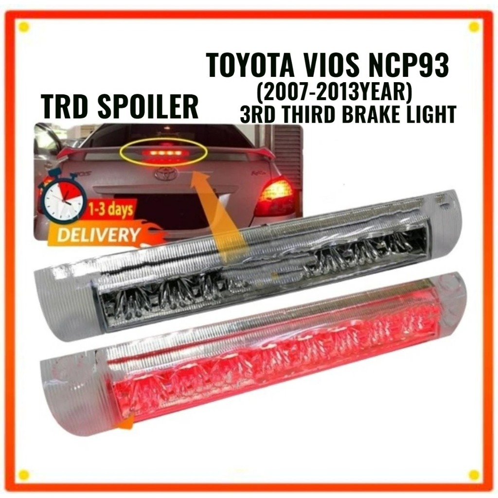 Toyota Vios NCP93 TRD Sportivo Perodua Axia LED 3rd Third Brake Light ...