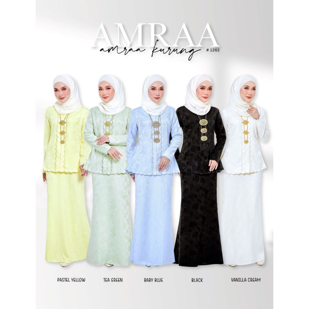 NEW ARRIVAL ‼️ AMRAA KEBAYA MODEN RAYA | Shopee Malaysia