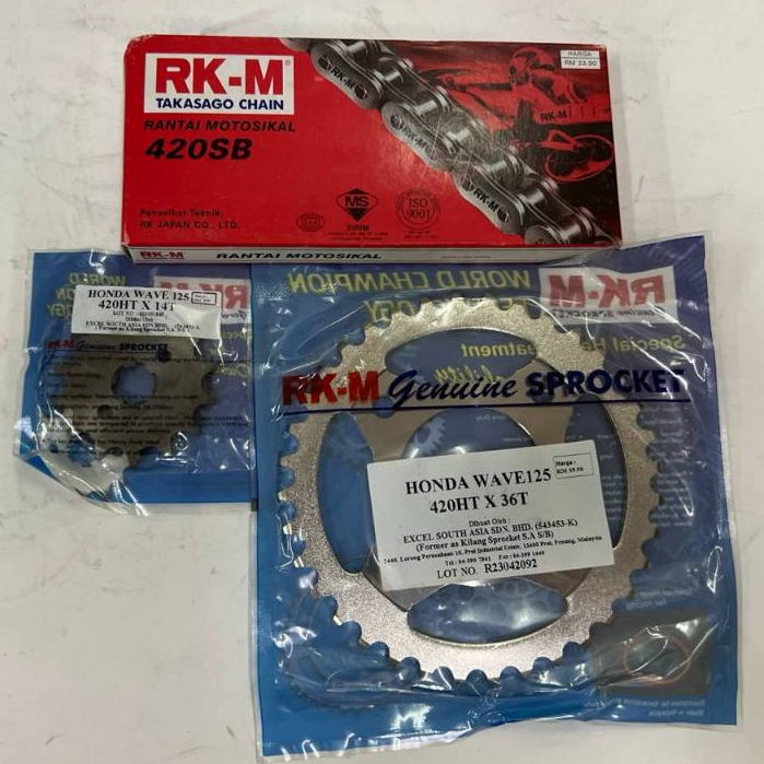 HONDA WAVE 125 RKM OE CHAIN KIT | Shopee Malaysia