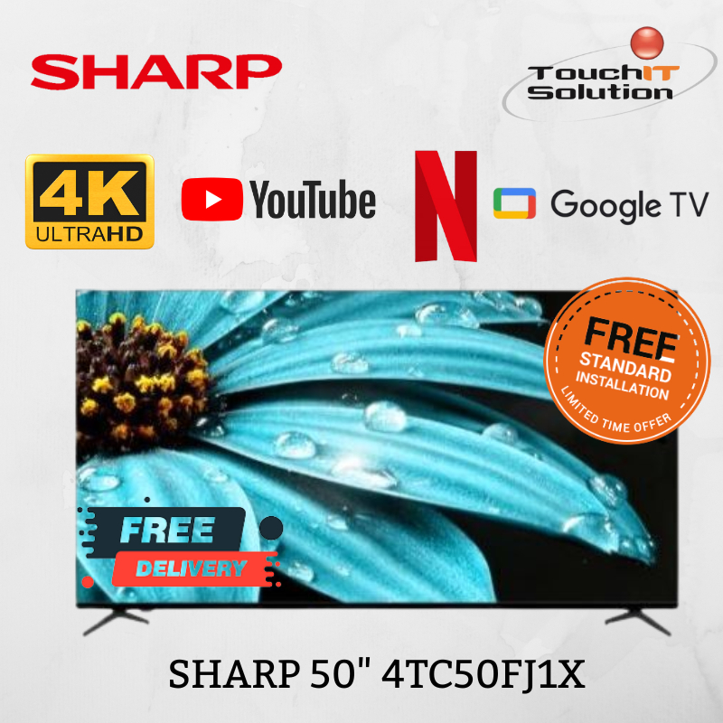 Sharp_ 4K UHD FJ1X Google TV - 4TC50FJ1X / 4TC55FJ1X/ 4TC65FJ1X ...