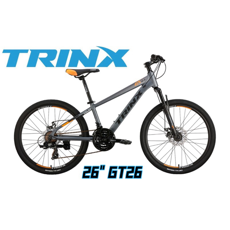 Basikal MTB 26"TRINX GT26 Frame Alloy 21speed Disc Brake Fork ...