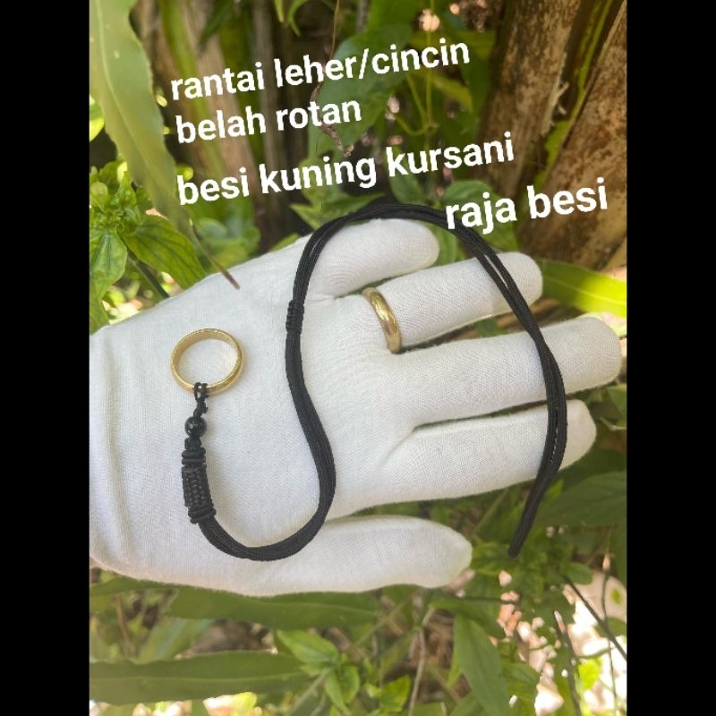rantai leher/cincin besi kuning kursani raja besi | Shopee Malaysia