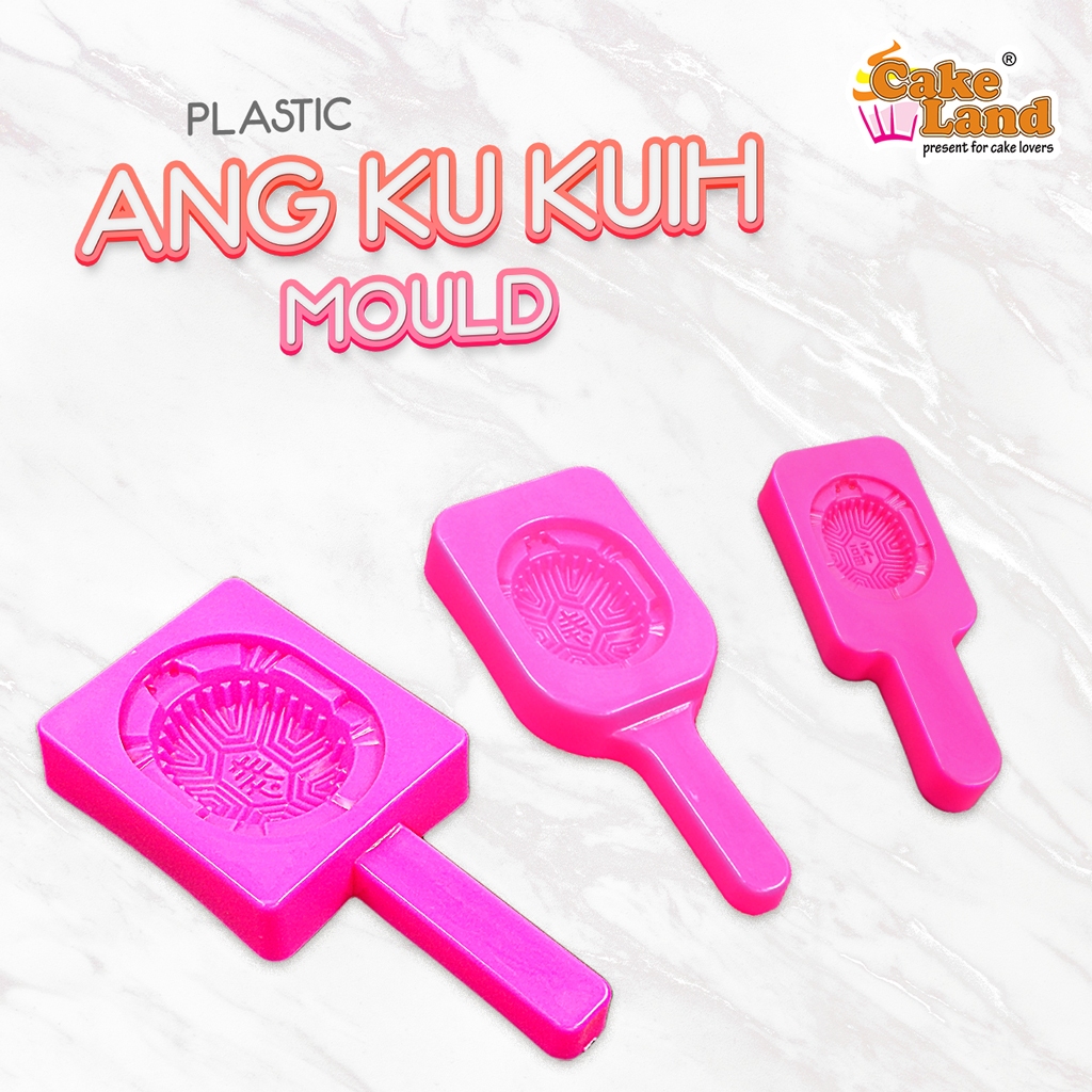 CAKE LAND Ang Ku Kuih Mould/Acuan Plastik Kuih Ang Ku/Red Tortoise ...