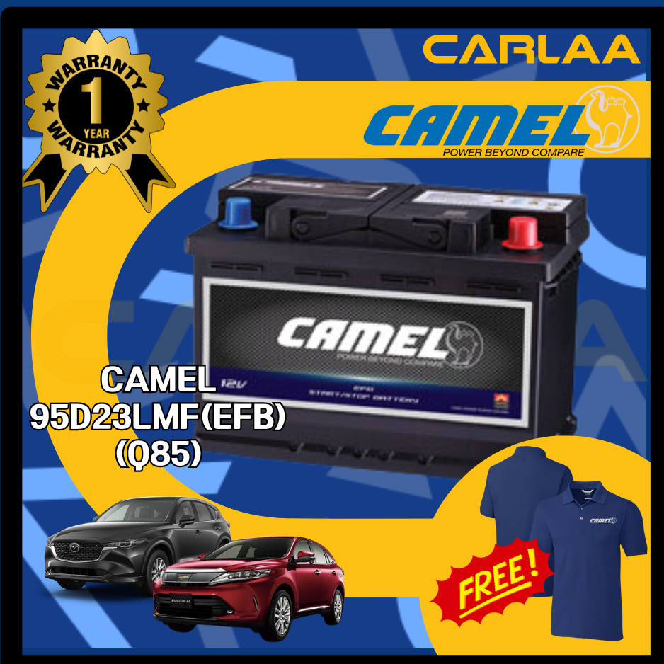 CAMEL Battery 95D23LMF (EFB)(Q85) // Mazda CX5 / Harrier ZSU60W ...