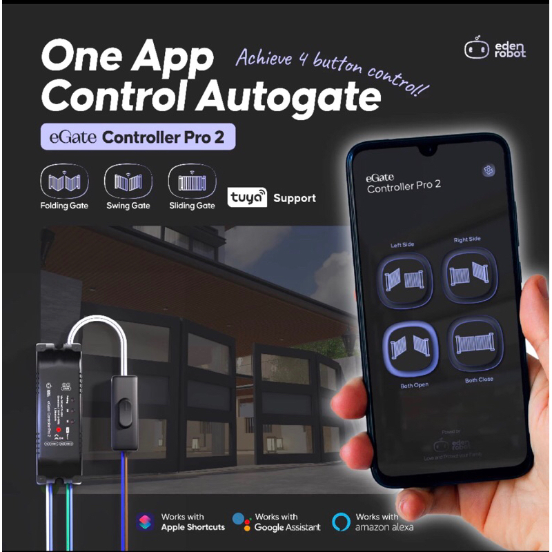 Eden Robot eGate Controller Pro 2 Smart Autogate Autogate Pintar 智能电动门 ...
