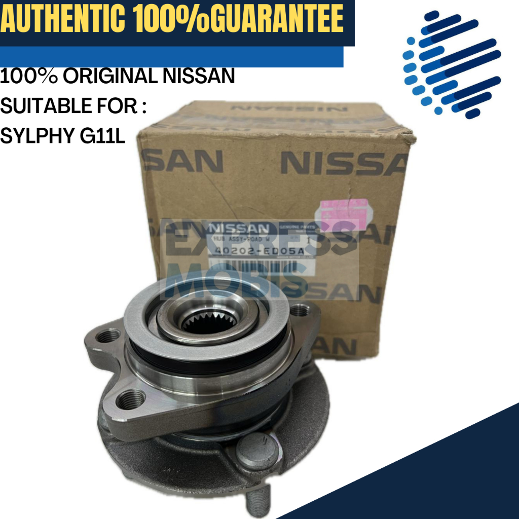 100% ORIGINAL NISSAN SYLPHY G11L FRONT WHEEL HUB BEARING 40202-ED05A ...