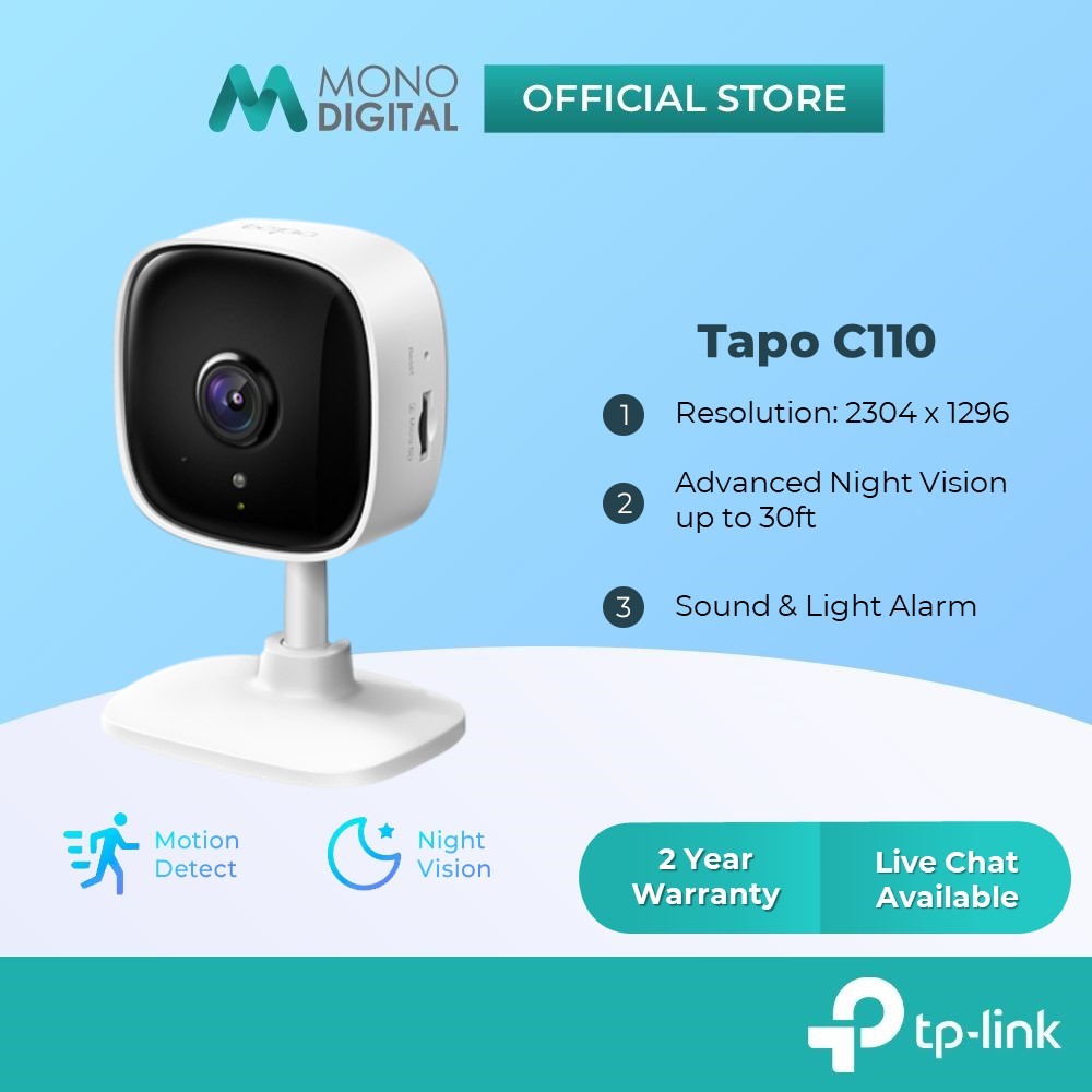 TP-Link Wifi Camera Tapo C100 / Tapo C110 / Tapo TC60 / C120 Home ...