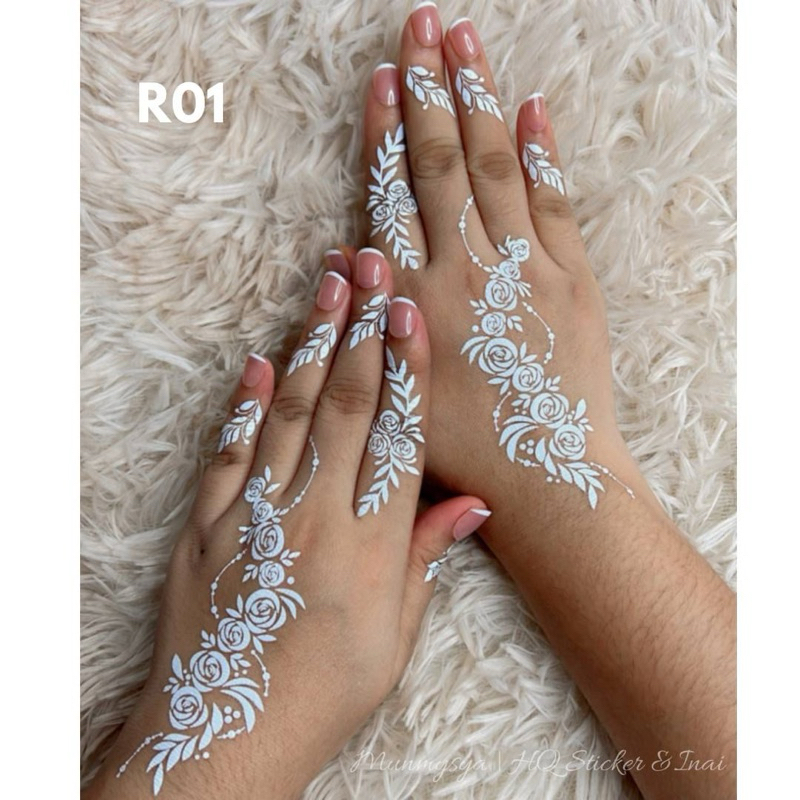 ⚡️24 HOURS LOCAL SHIP⚡️[FREE DIAMONDS] 50 EXCLUSIVE DESIGN Sticker Inai ...