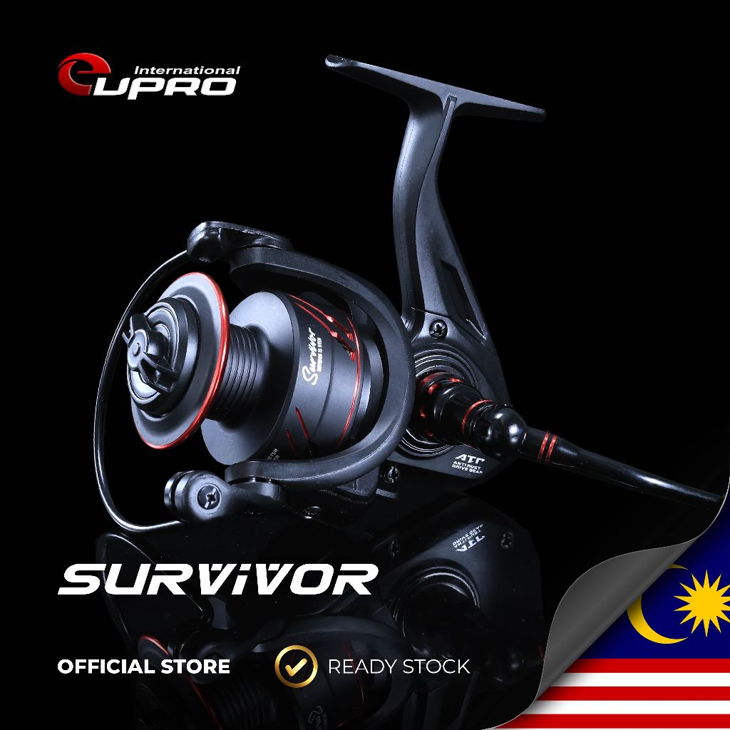 Eupro Spinning Reel Survivor 2000 / 3000 / 4000 | Shopee Malaysia