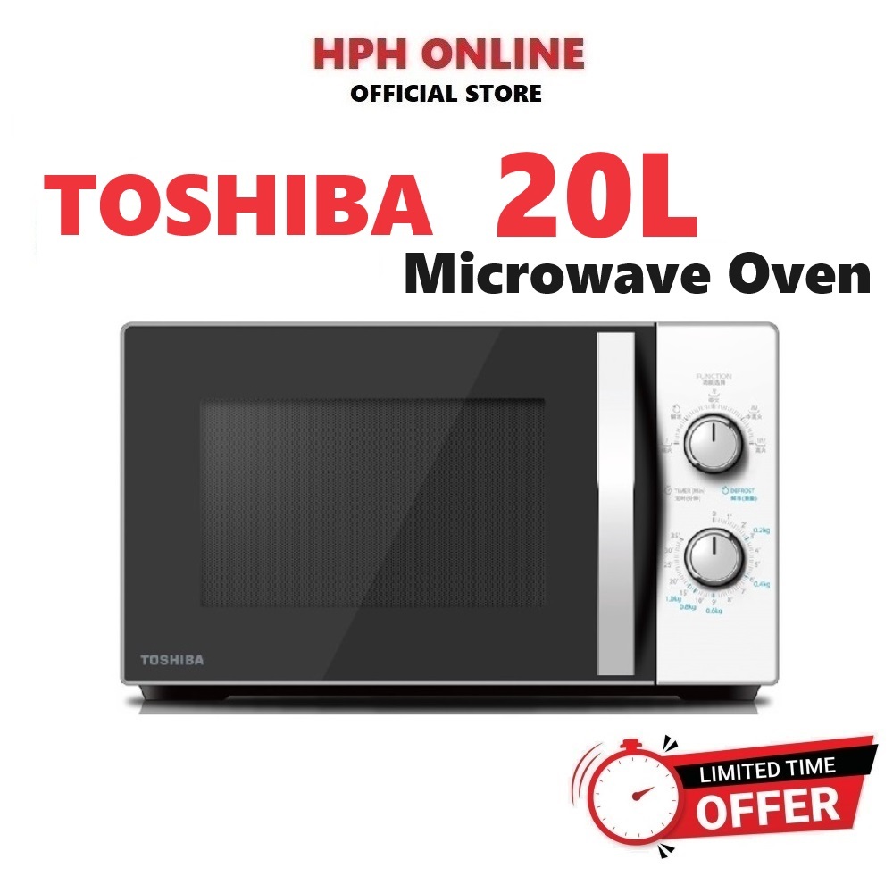 Toshiba Microwave Oven (20L) MWP-MM20P(WH) / MW-MG20P(BK) | Shopee Malaysia