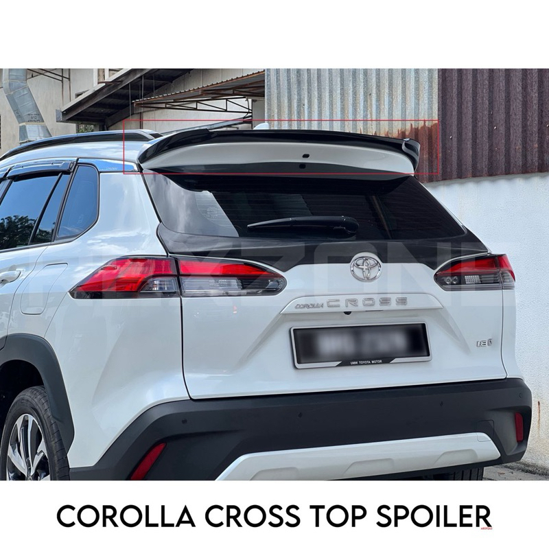 TOYOTA COROLLA CROSS TOP SPOILER ( WITH PAINT ) | Shopee Malaysia
