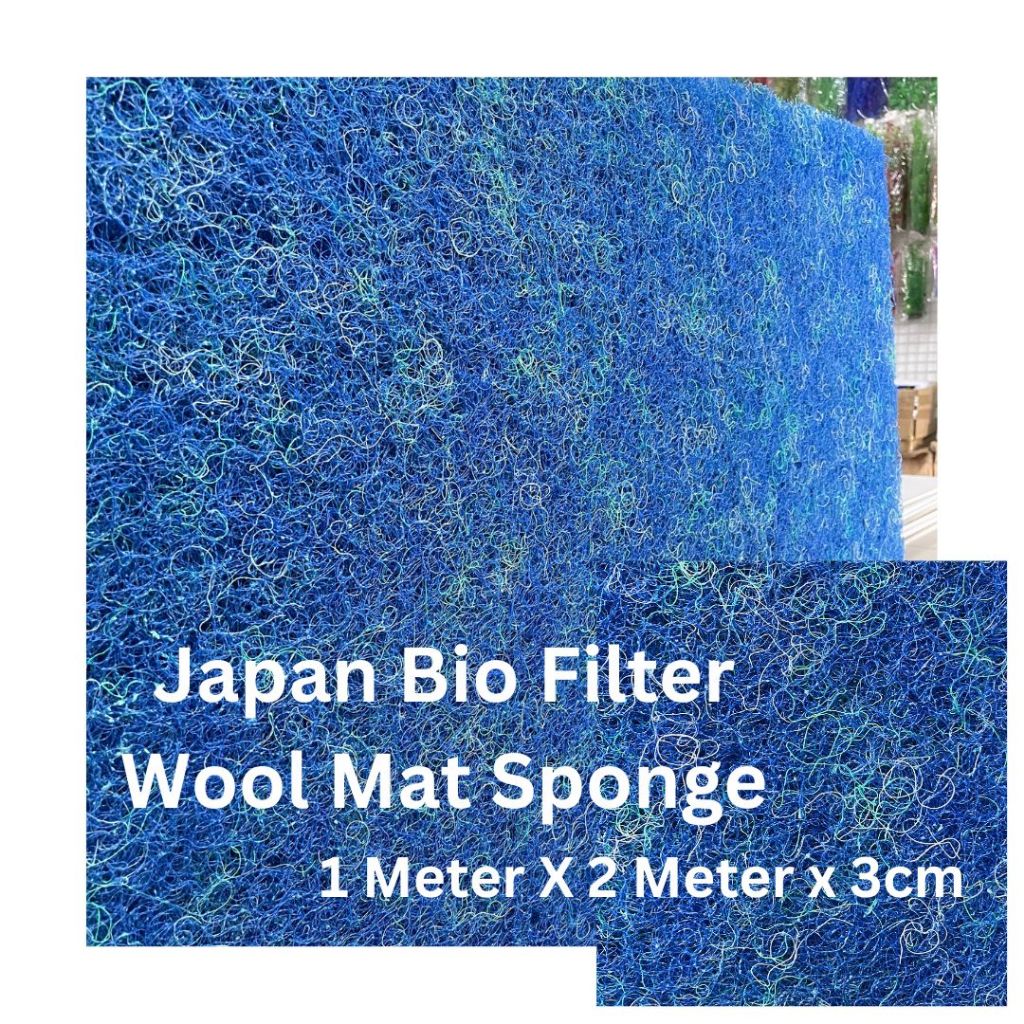Grade AA Japan Bio Filter Wool Mat Sponge - 日本藤棉 - 1 Meter x 2 Meter ...